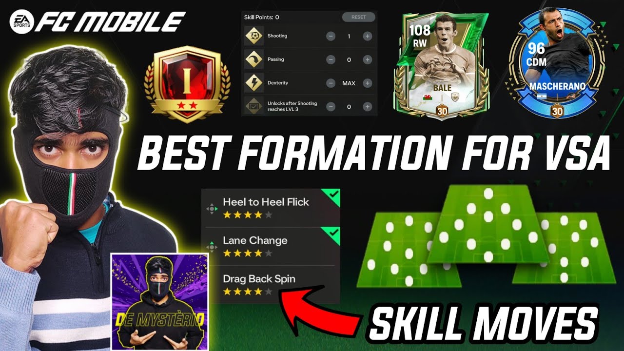 FC MOBILE VSA GUIDE: Best Formations, Skill Moved, Tactics, Shooting ...