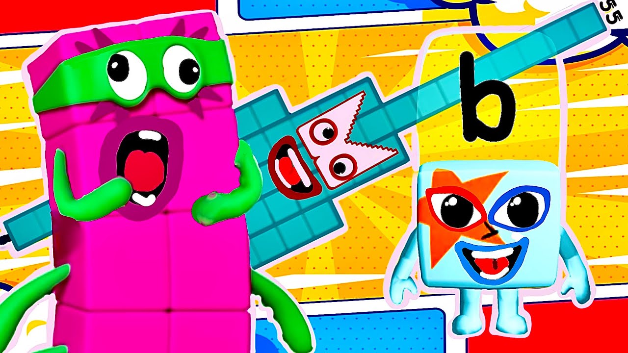 Numberblocks Alphablocks Crossover B A and 55 Meme PSA Oh NOOO!!! - YouTube