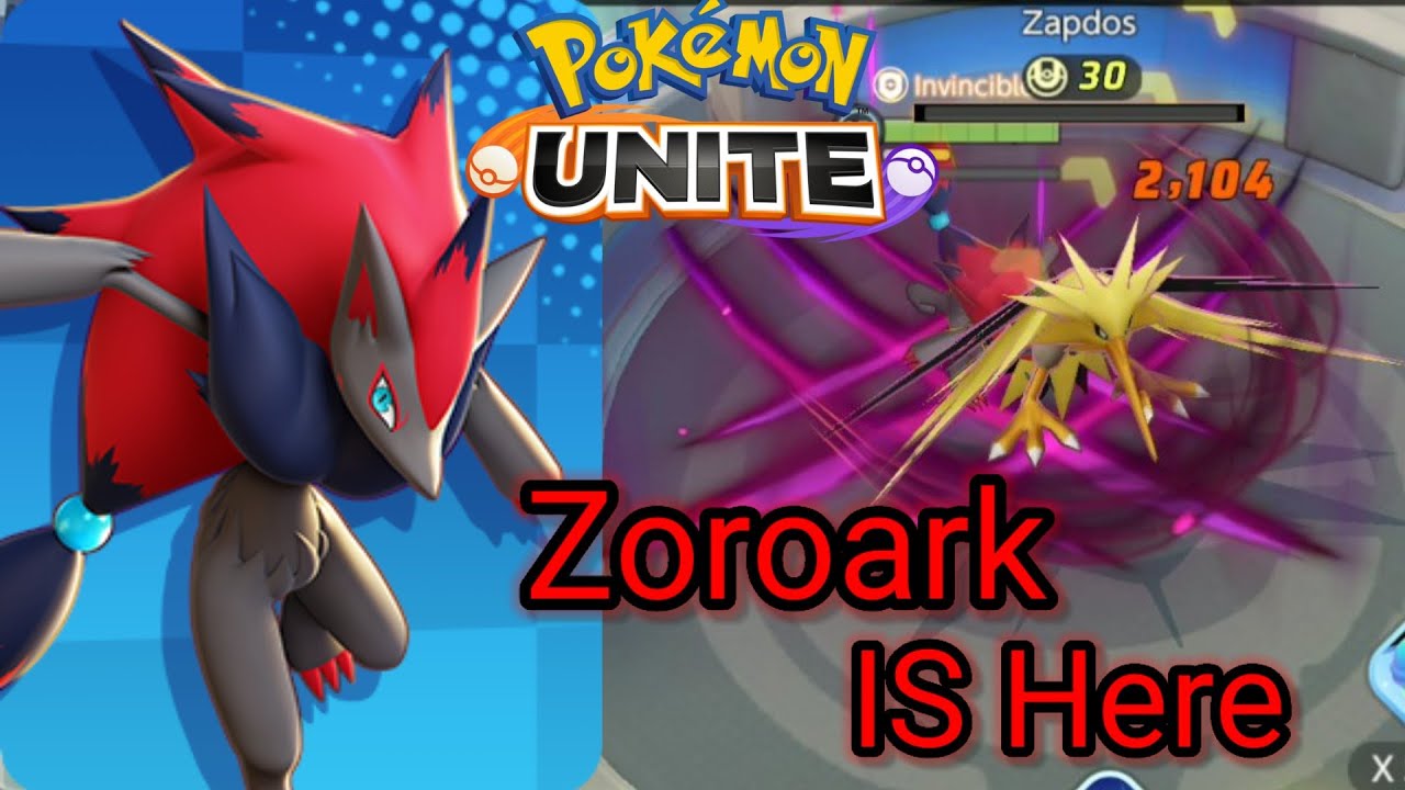 Zoroark New Speedster ( Moveset) ... Pokemon unite... - YouTube