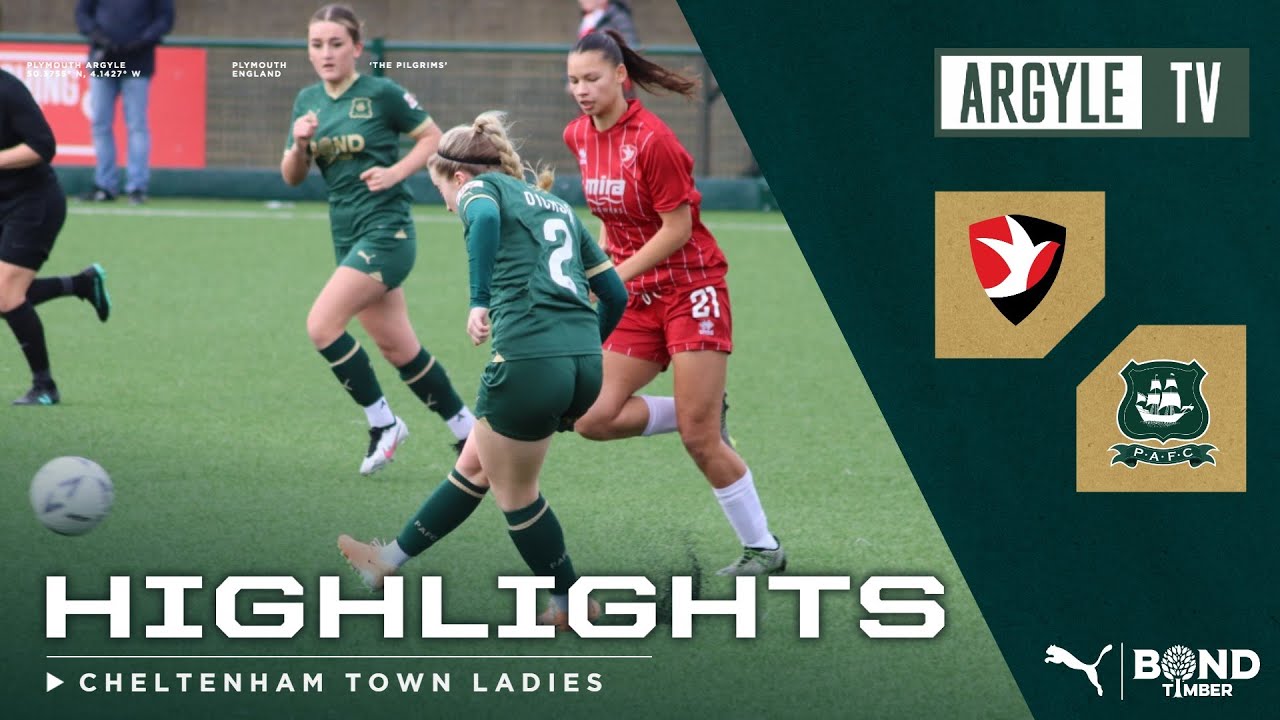 Highlights | Cheltenham Town 2-3 Argyle Women - YouTube