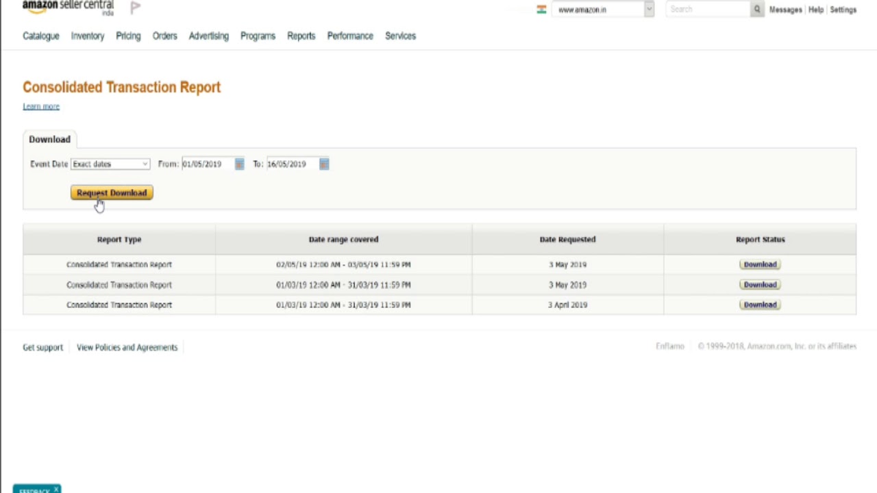 How to download CTR Report from Seller Central - YouTube
