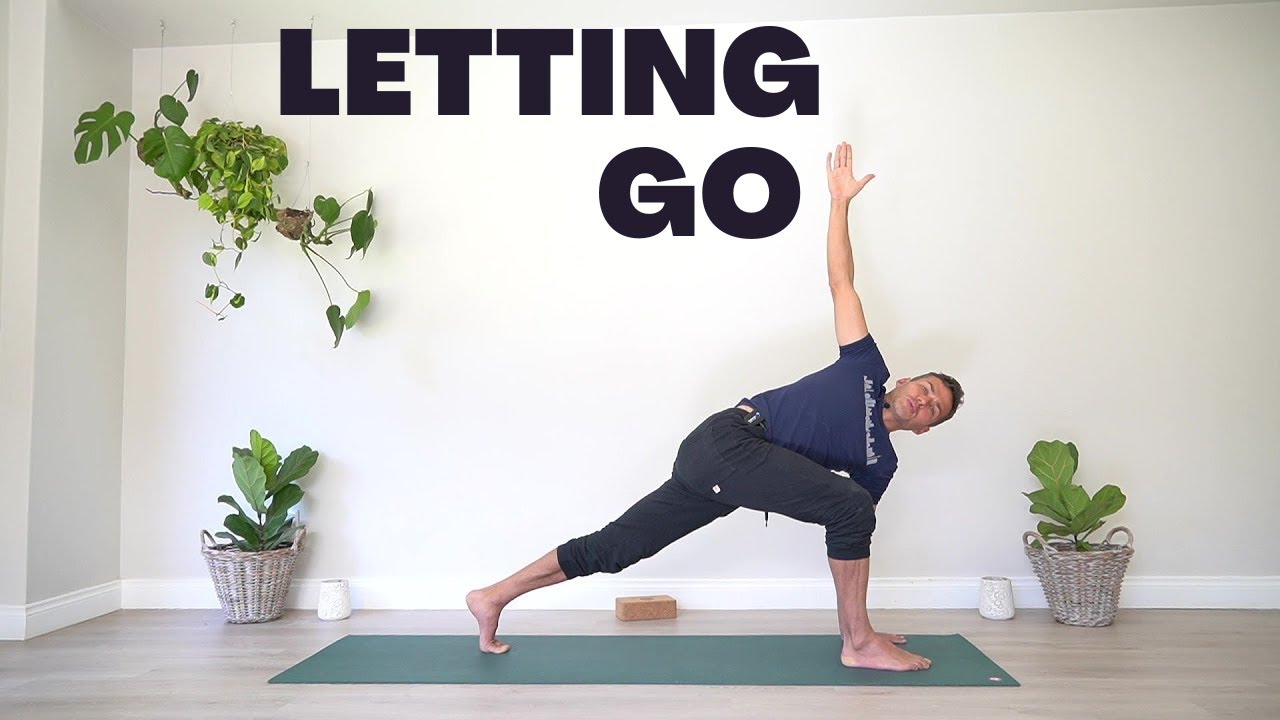 Yoga For Beginners 4/4: Letting Go (60 min vinyasa yoga) - YouTube