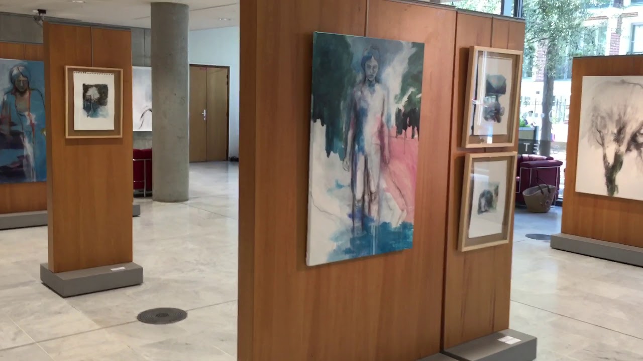 Exposition Barbara Smits Médiathèque Rueil-Malmaison 2019 - YouTube