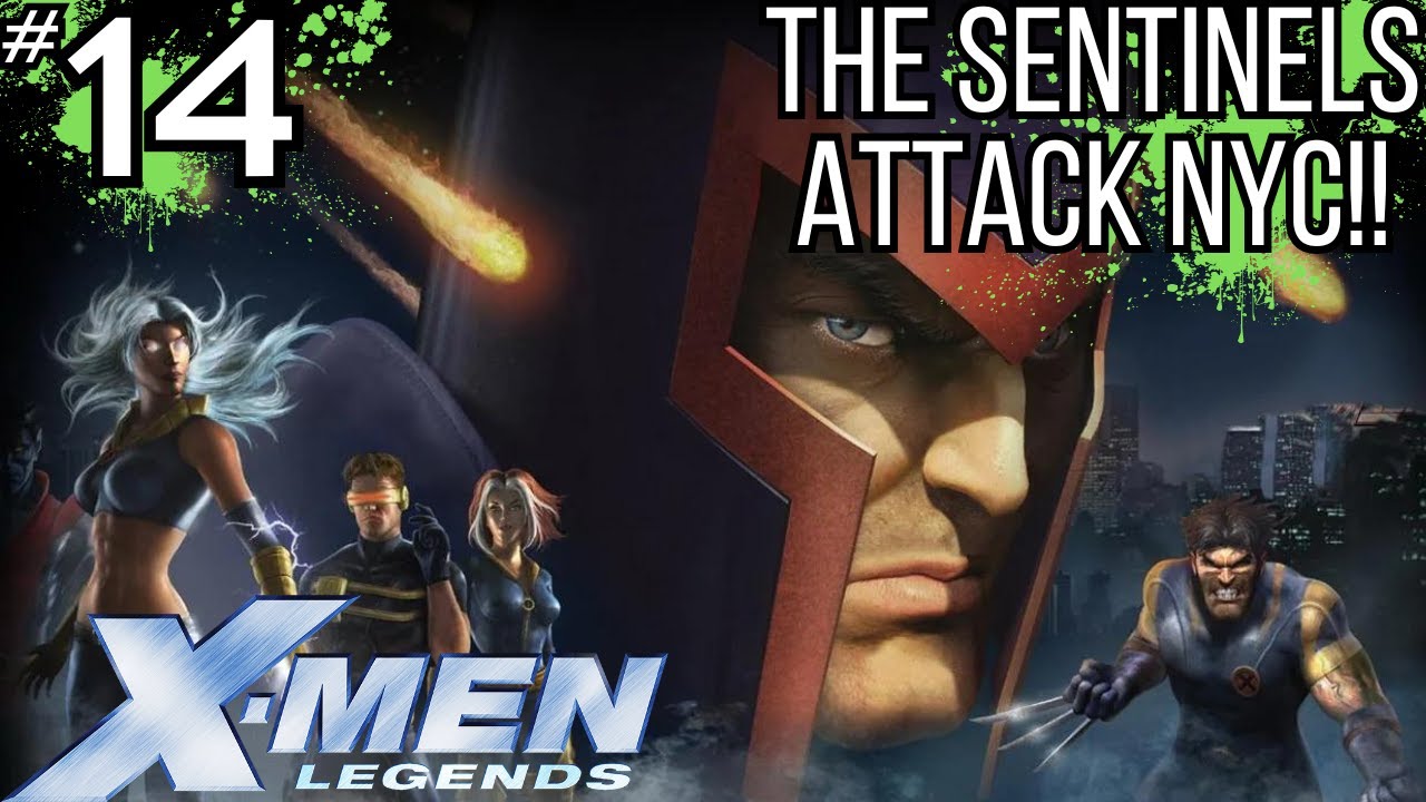 X-MEN LEGENDS Part 14 - The SENTINELS Attack NEW YORK!! - YouTube