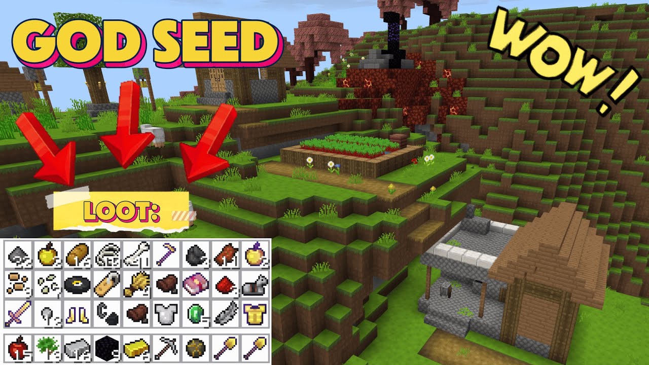 🔥[GOD SEED] Minecraft 1.21.60 Bedrock *minecraft seeds* - YouTube