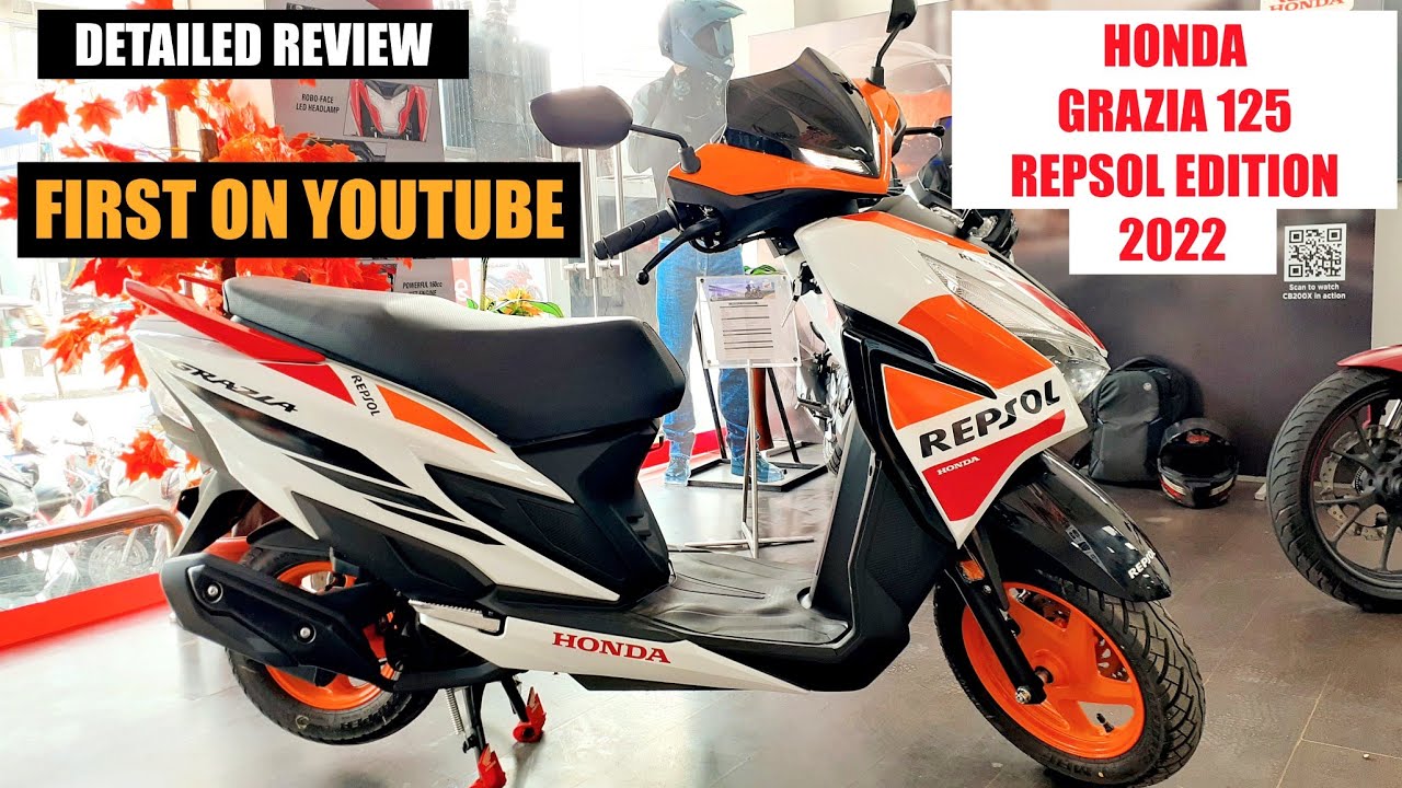 HONDA GRAZIA 125 REPSOL EDITION 2022| Detailed review| Now with FAN ...