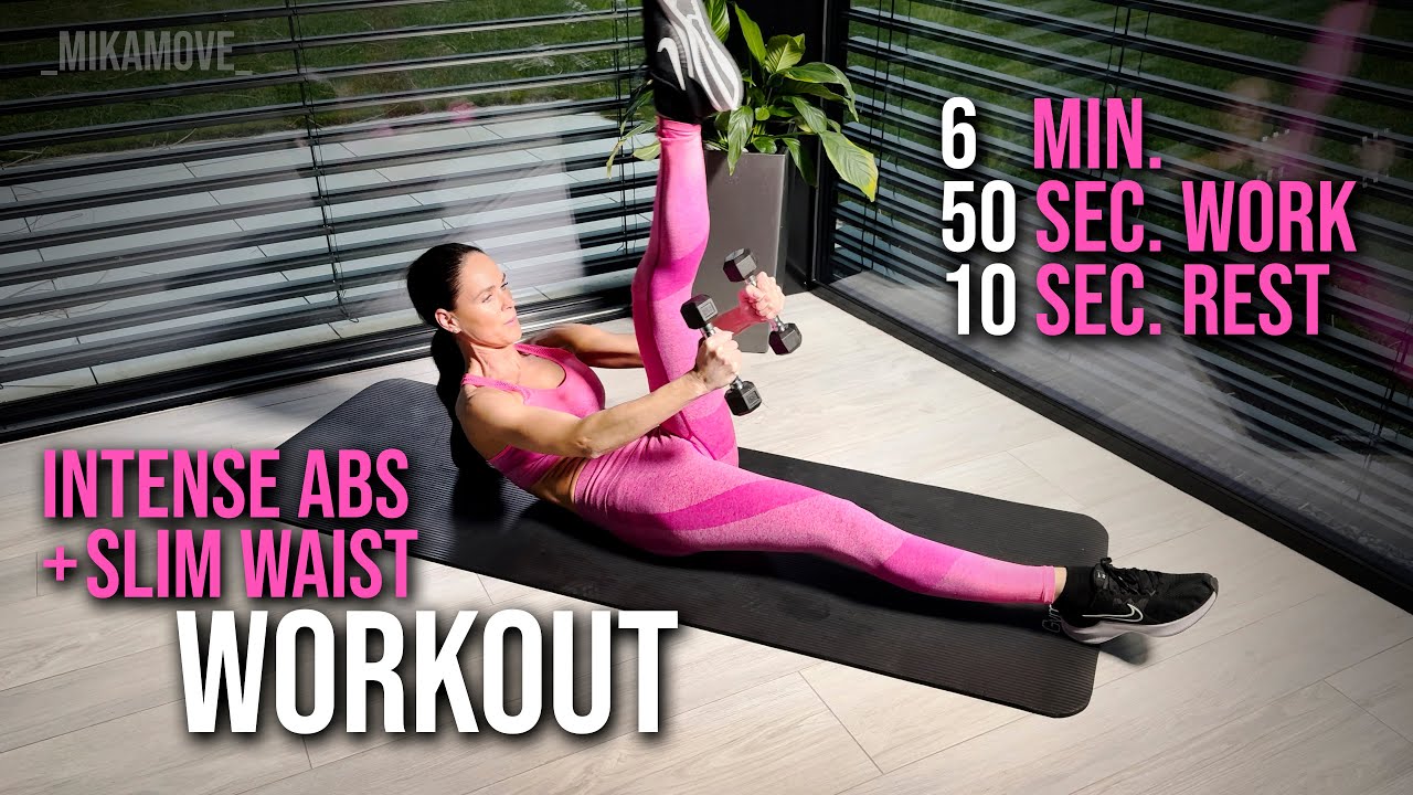 INTENSE ABS + SLIM WAIST 6 Minute WORKOUT! CZ - YouTube