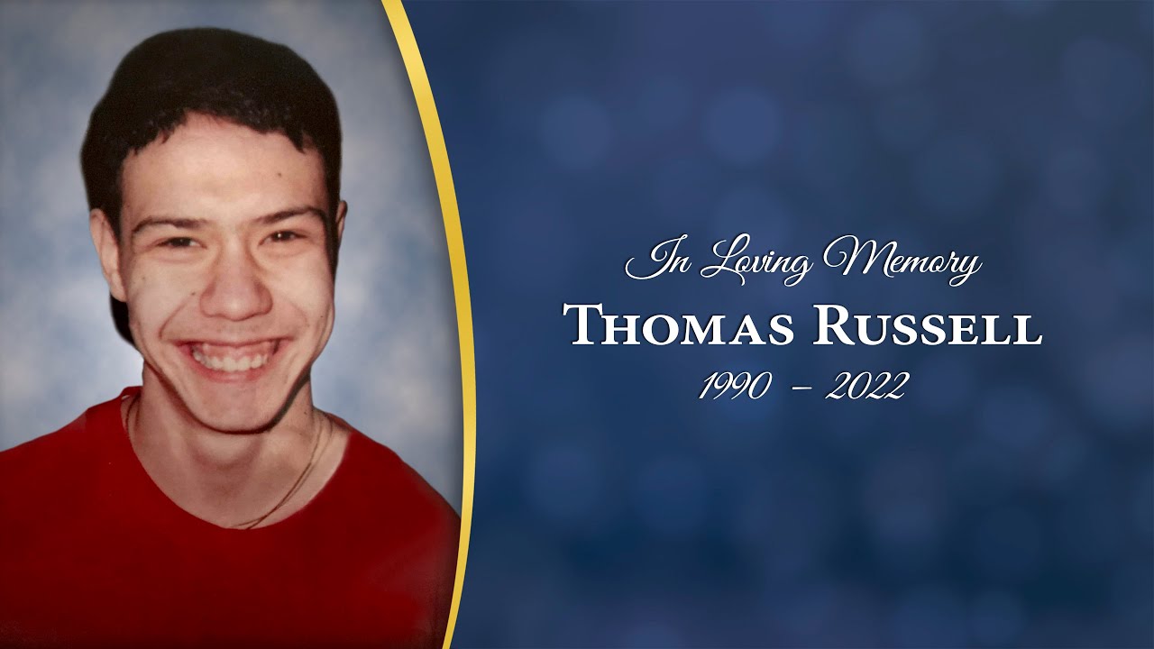 Thomas Richard Russell Funeral Service - YouTube