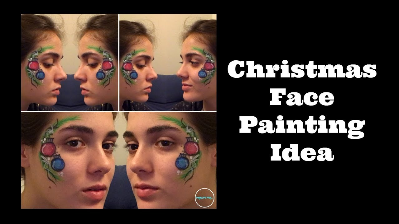 Christmas Face Painting Idea - YouTube