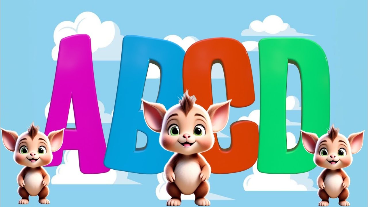 Abcd rhymes| A for Apple |abcd song |phonics| abc alphabet |cartoon ...