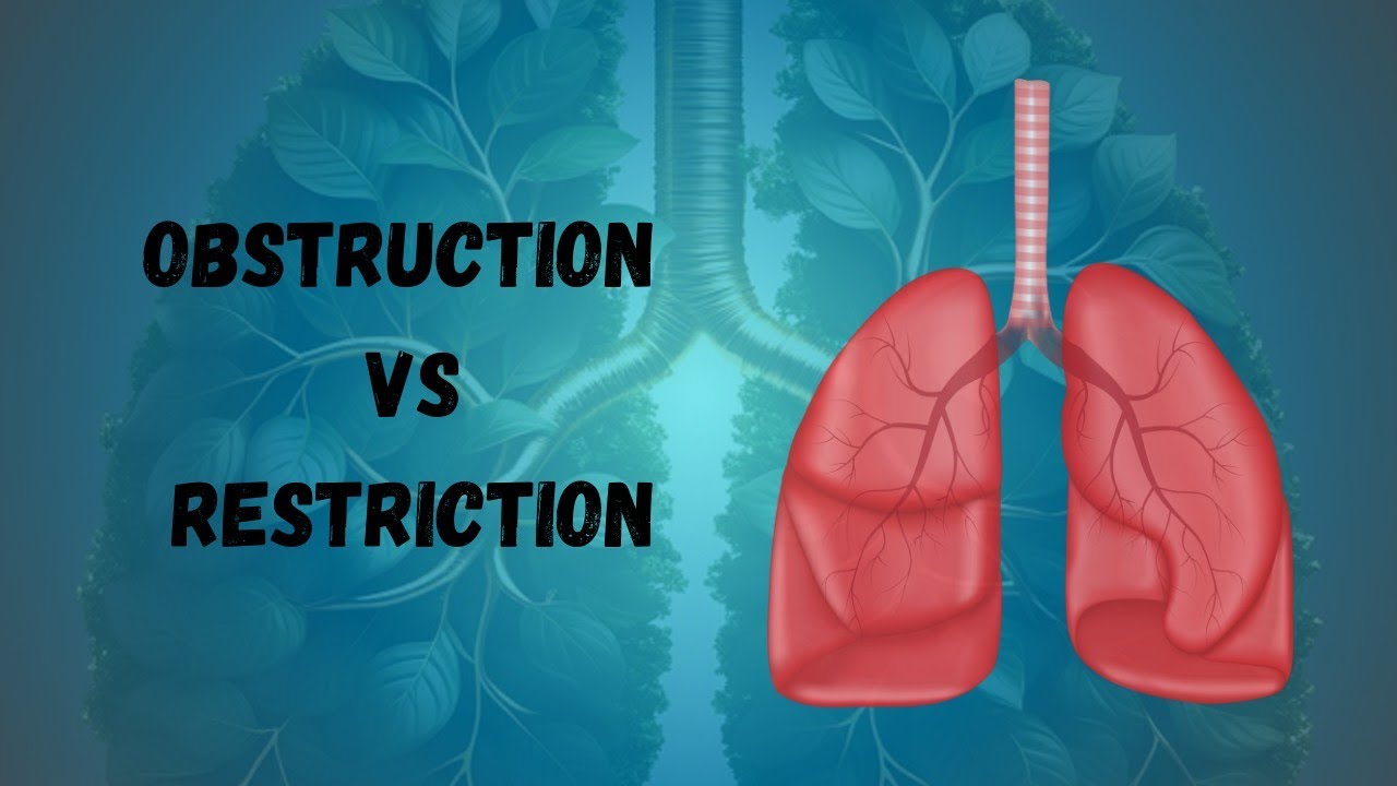 Obstructive vs restrictive lung disorder/spirometry/pft test/Fev1/Fvc ...