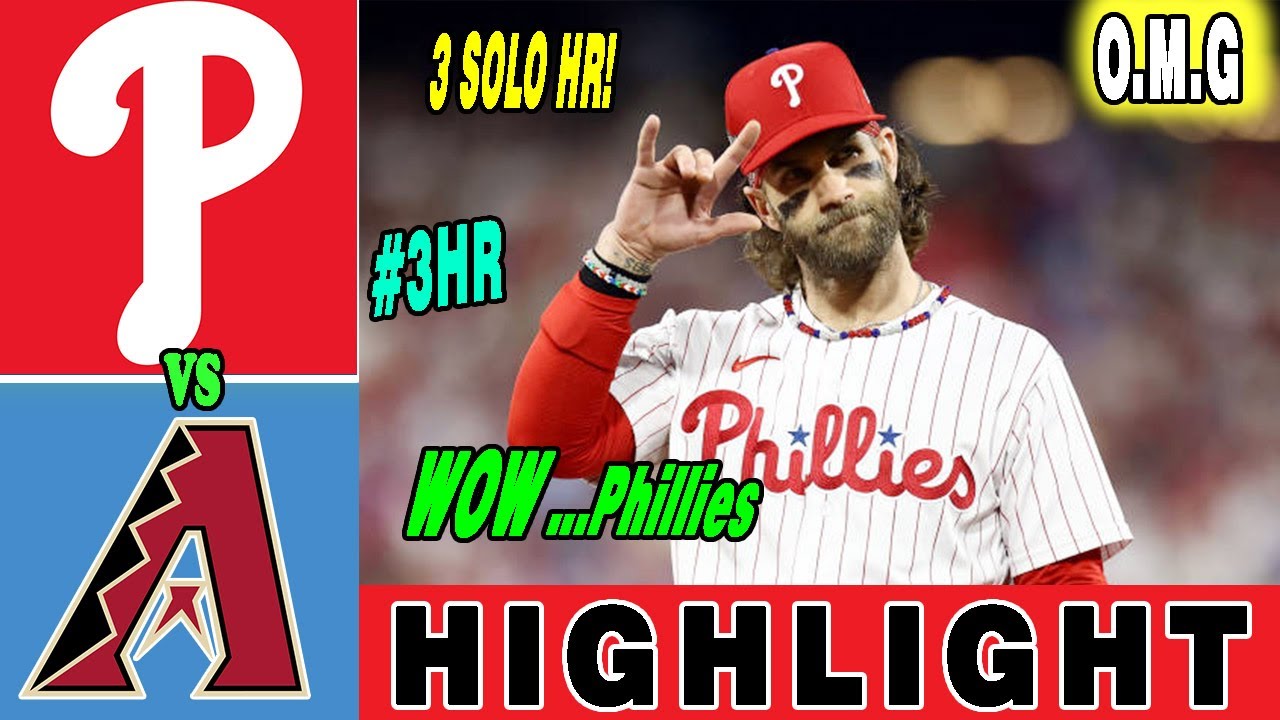 Phillies vs Diamondbacks NLCS Game 1 (Innings 1&2) Highlights October ...