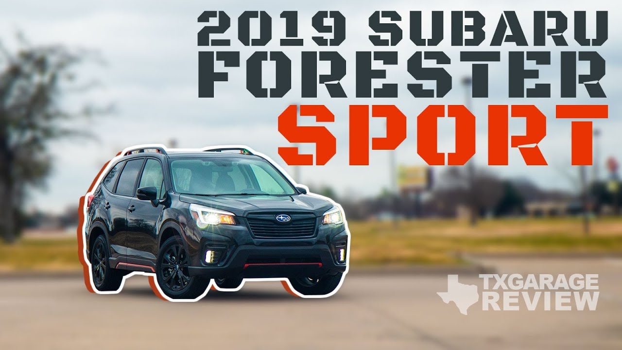 2019 Subaru Forester Sport - Black and Orange Goodness - YouTube