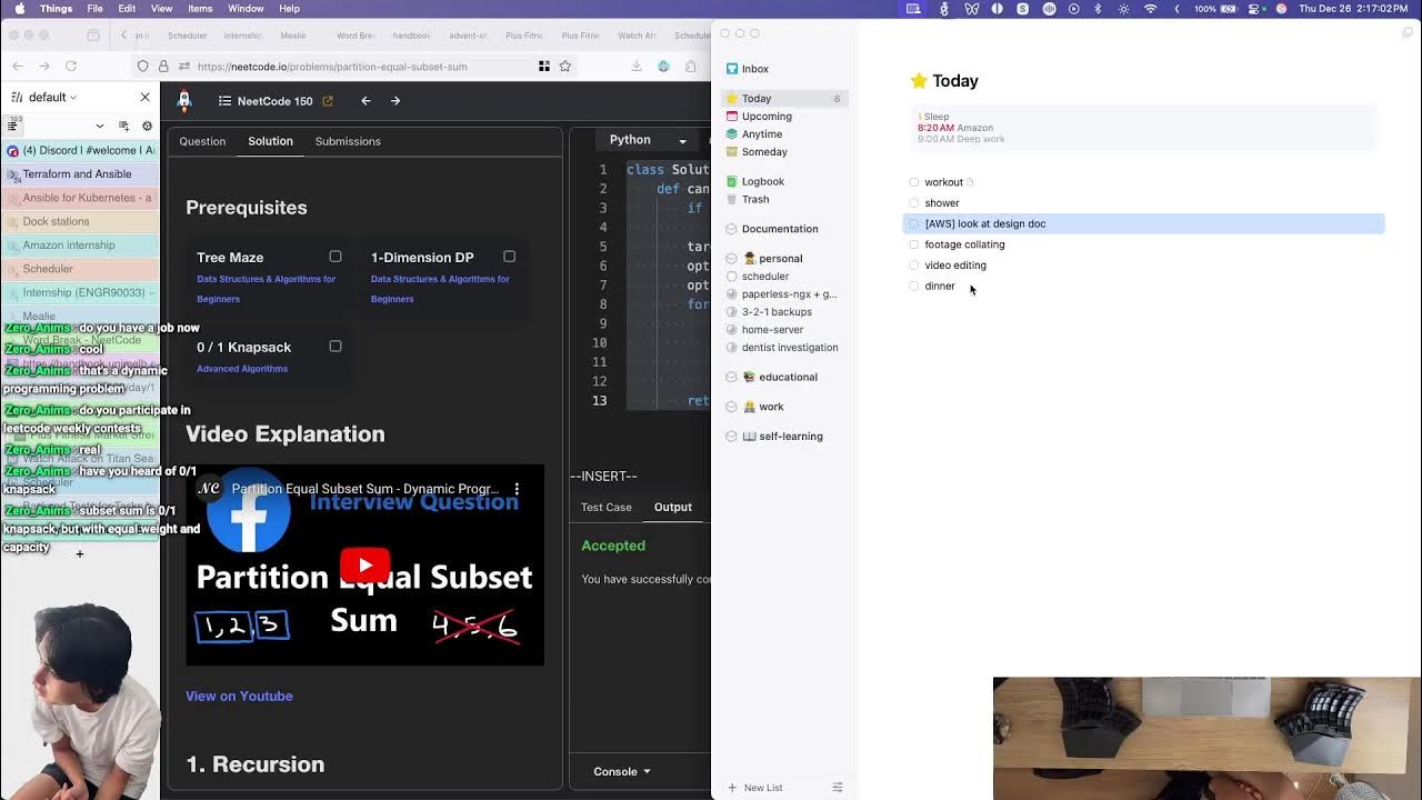 Let's reflect on the past year while doing Leetcode problems - YouTube
