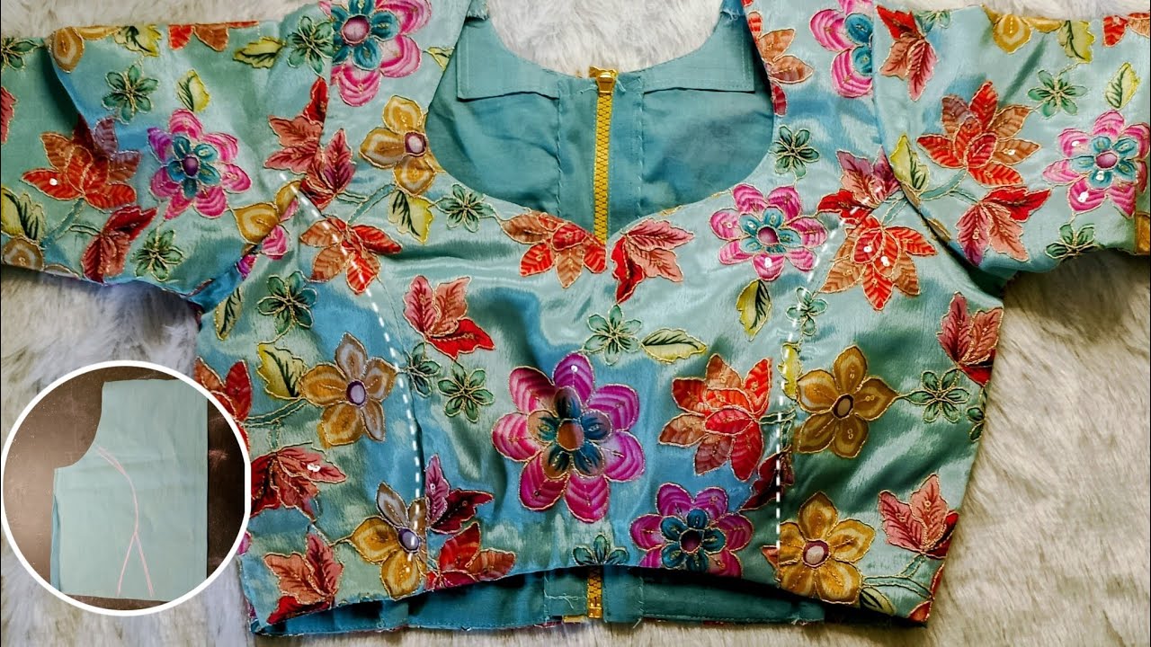 No cut princess blouse design / unique method blouse / blouse tutorial ...