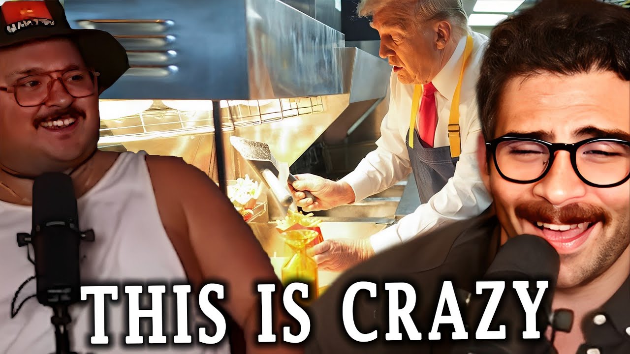 Trump Tried Working At McDonald's | Hasanabi & Stavvybaby Reacts - YouTube