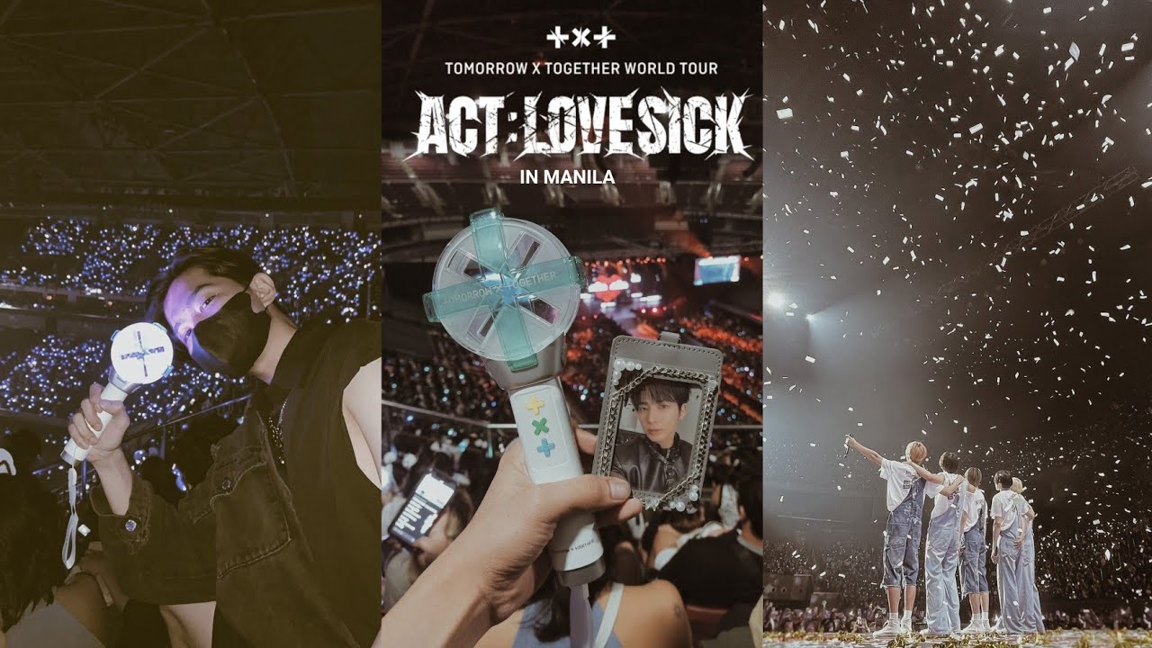 TXT World Tour ACT: LOVE SICK in Manila Concert Vlog - YouTube