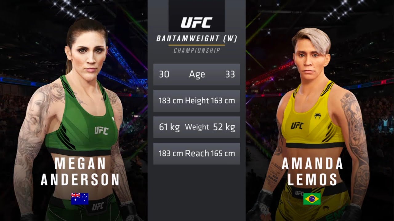 UFC® 4 - Megan Anderson vs Amanda Lemos - Women UFC bantamweight ...