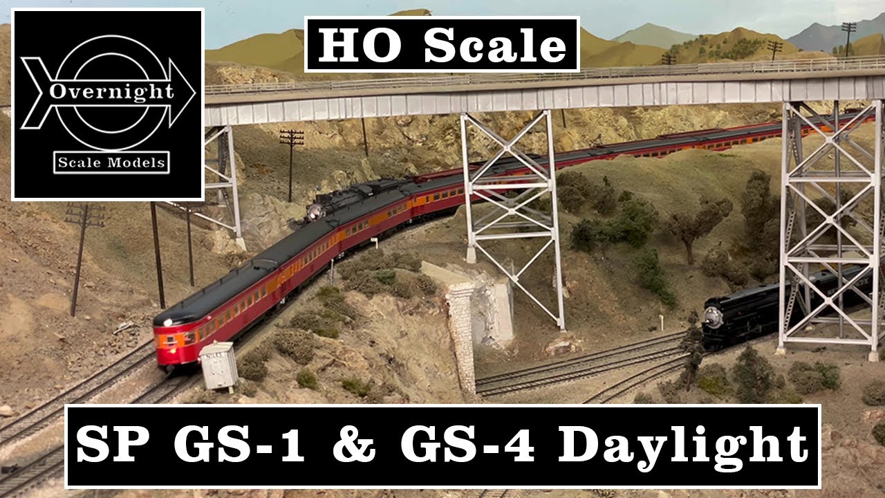 HO Scale Southern Pacific GS-1 & GS-4 Daylight - YouTube