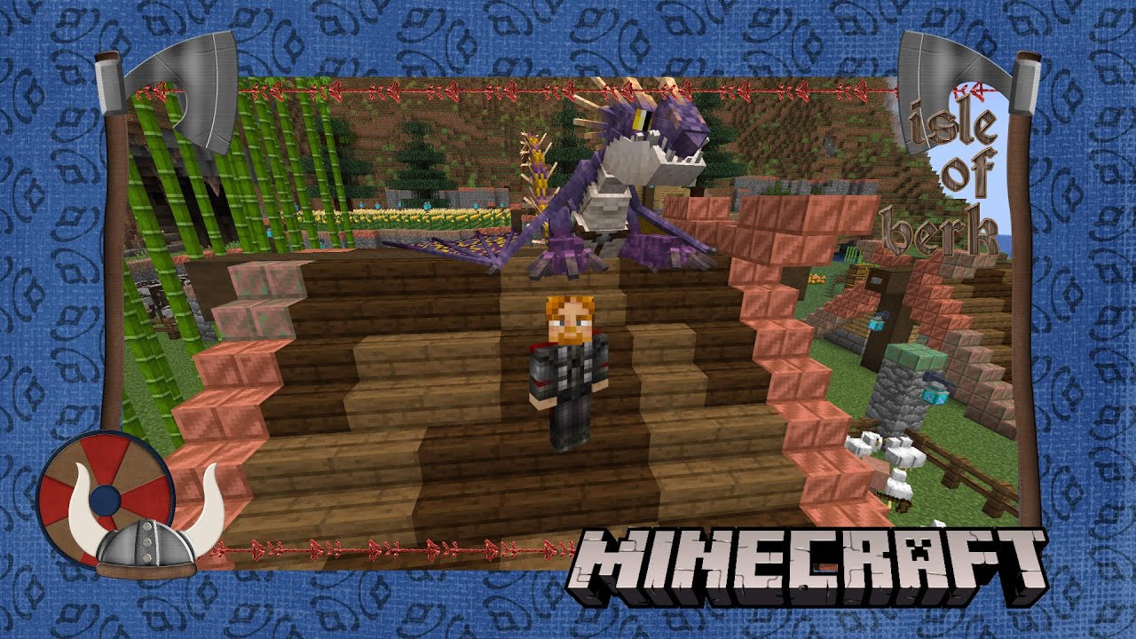 Cara Plays Minecraft with the Isle off Berk mod Ep-3 "Nabbing a Nadder ...