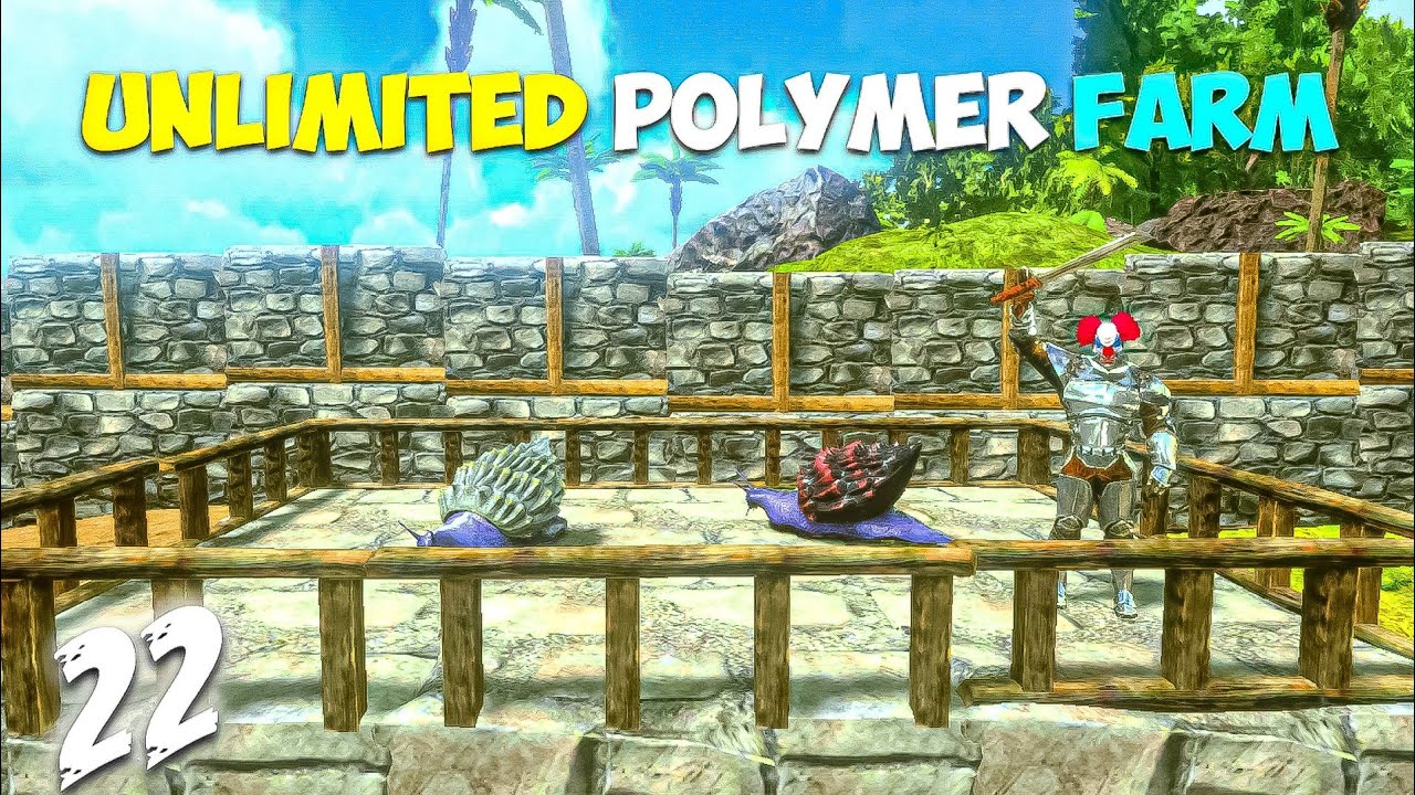 Unlimited Polymer Farm Ever in Ark Survival Evolved - YouTube