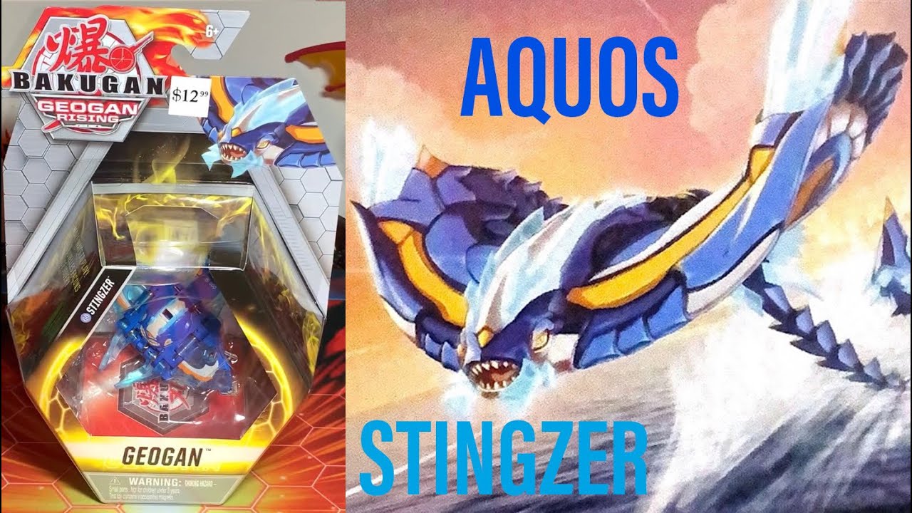 Aquos Stingzer GEOGAN Unboxing | Bakugan: Geogan Rising - YouTube