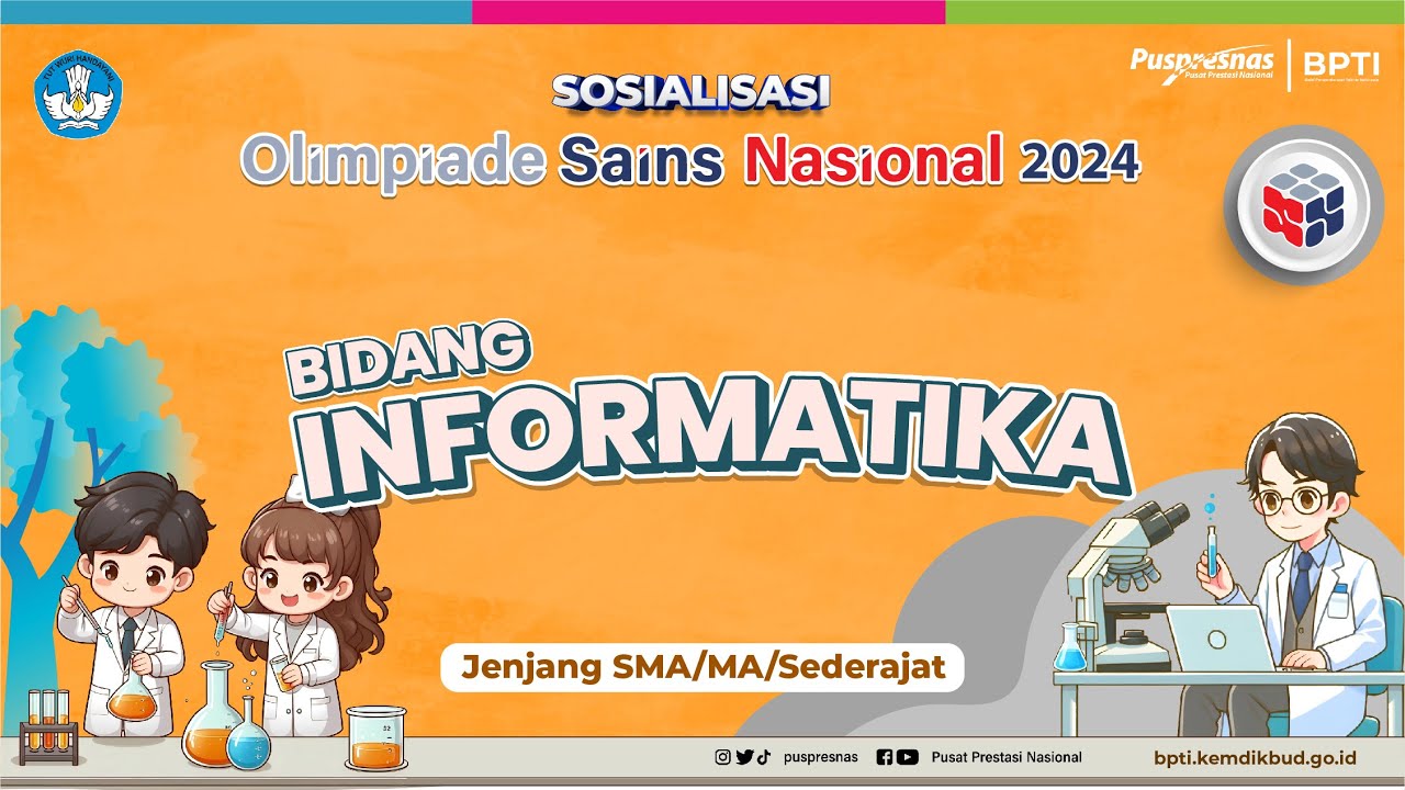 Sosialisasi OSN Tingkat Kab/Kota Jenjang SMA/MA 2024 -Informatika - YouTube