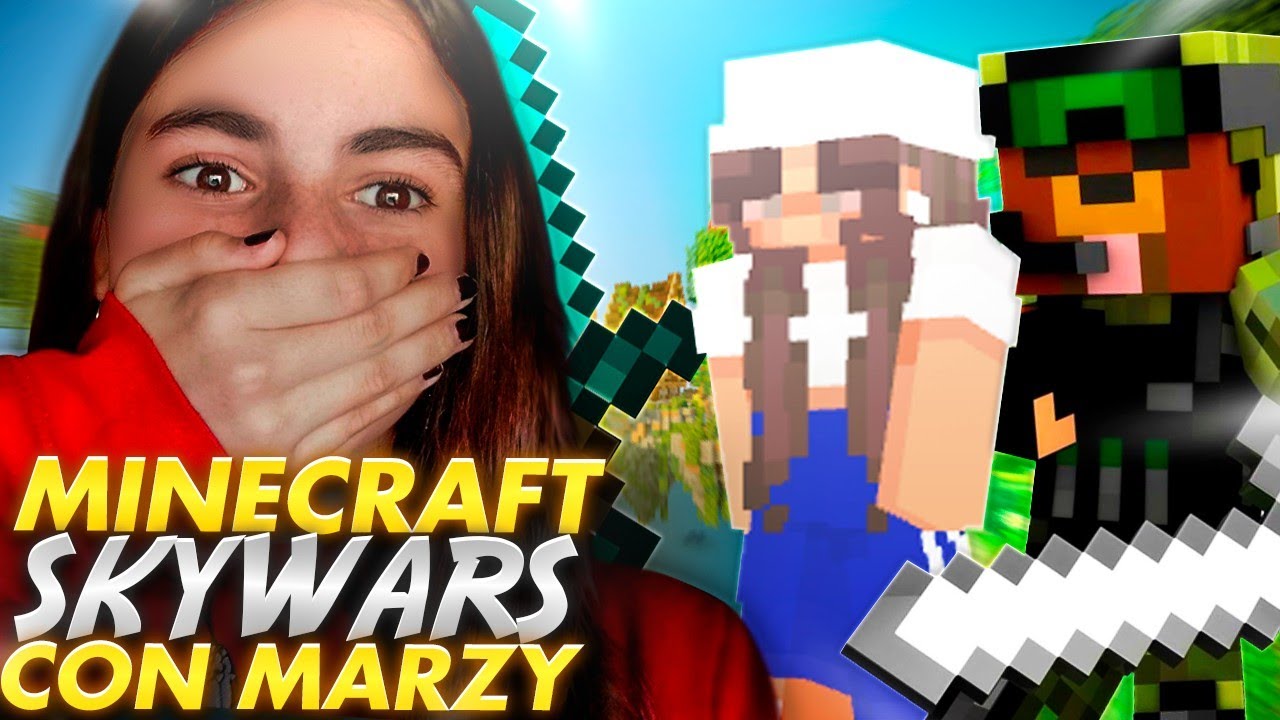 JUGUÉ con MARZY a MINECRAFT y PASA ESTO... 😱😜 - YouTube