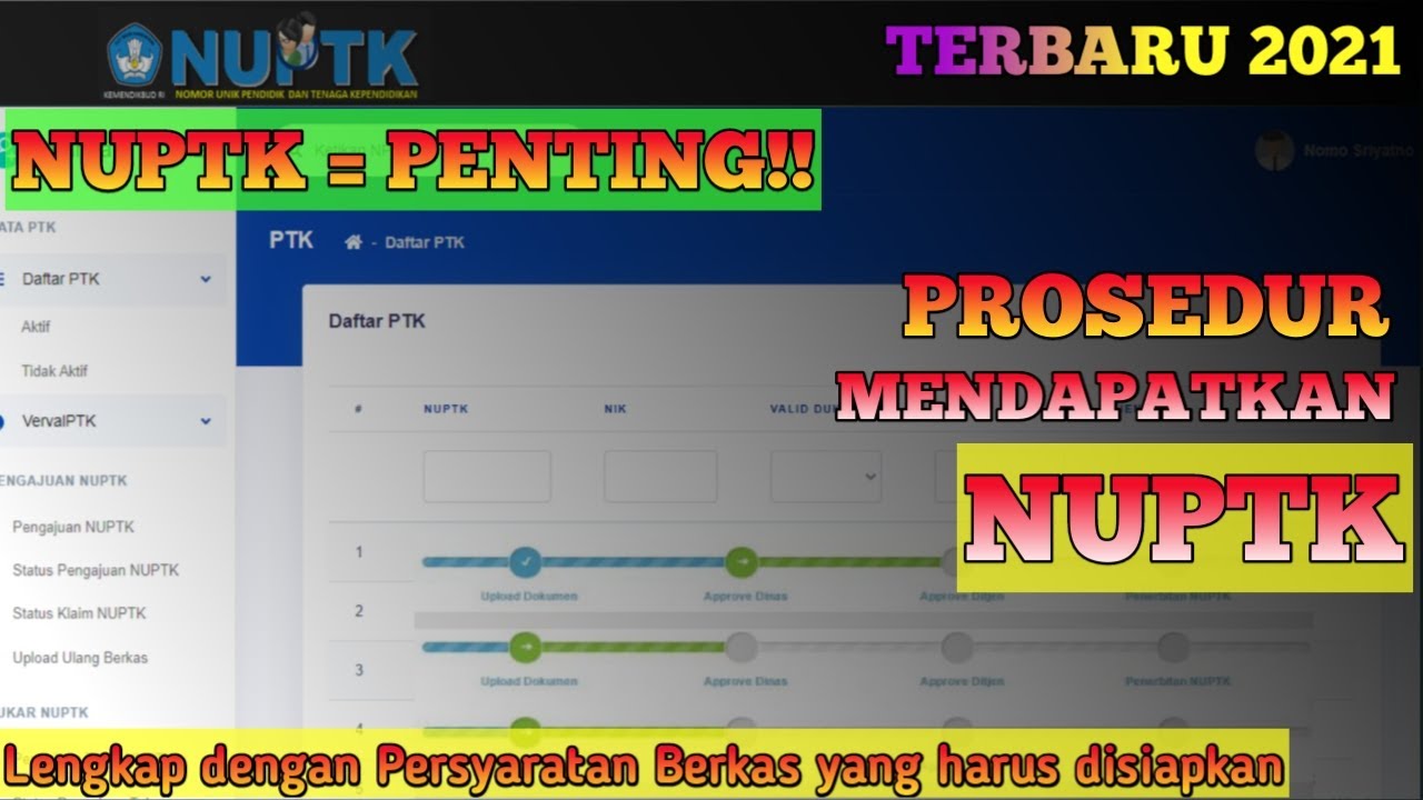 TERBARU ! CARA MENGAJUKAN NUPTK DENGAN BENAR - YouTube