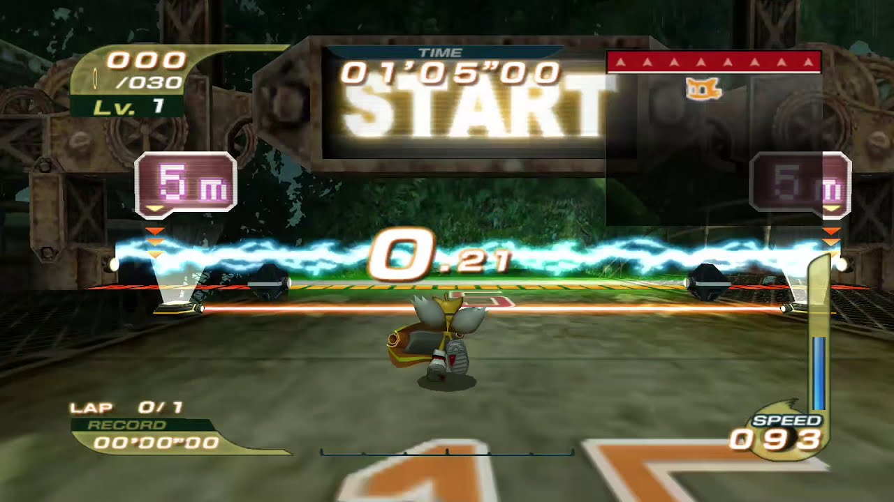 Sonic Riders - Mission 3 (Green Cave) Gold Medal - YouTube
