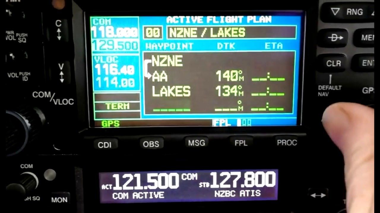 Como inserir procedimento STAR RNAV no GNS430 - YouTube