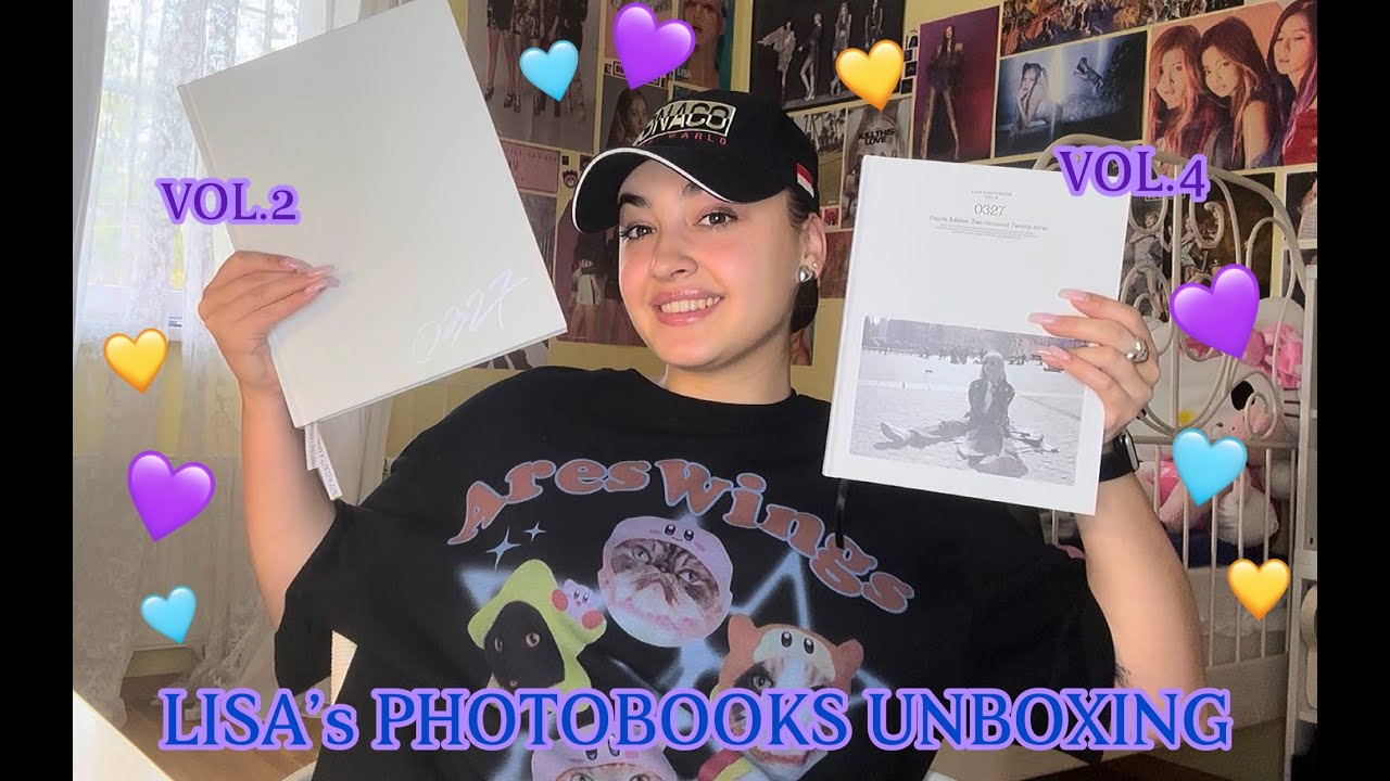 LISA's PHOTOBOOKS VOL.2 and VOL.4 /// UNBOXING VIDEO - YouTube