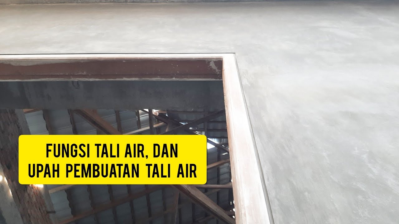 fungsi tali air serta upah pembuatan tali air - YouTube