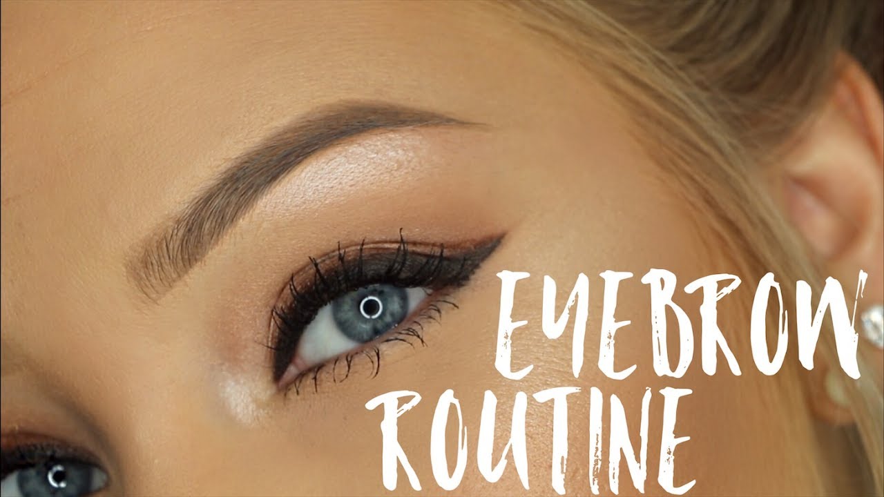 My Eyebrow Routine! - YouTube