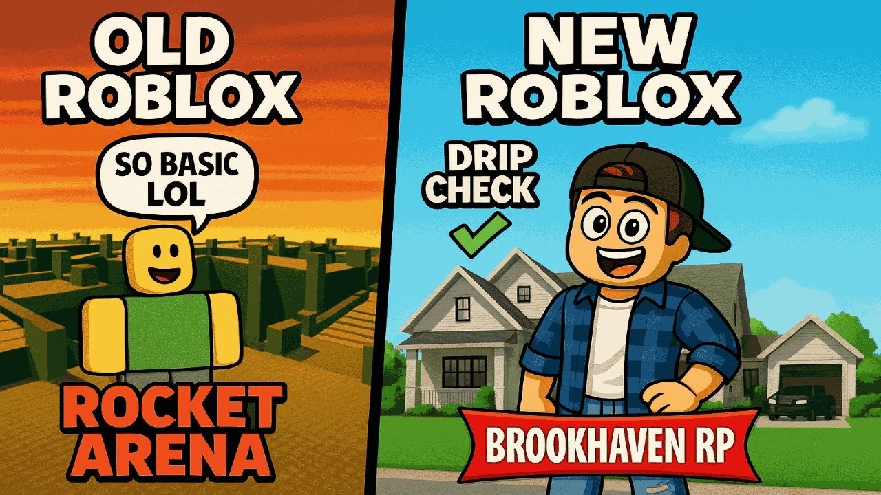 Roblox THEN vs NOW! - YouTube
