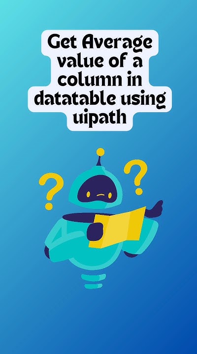 How to get Average value of a column value from datatable in UiPath?#shorts #rpa # ...