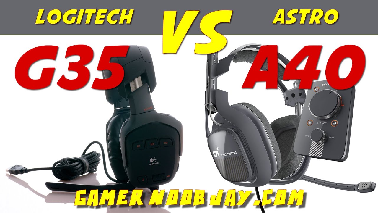Logitech G35 vs Astro A40 For Game Commentary with Sound Tests ...