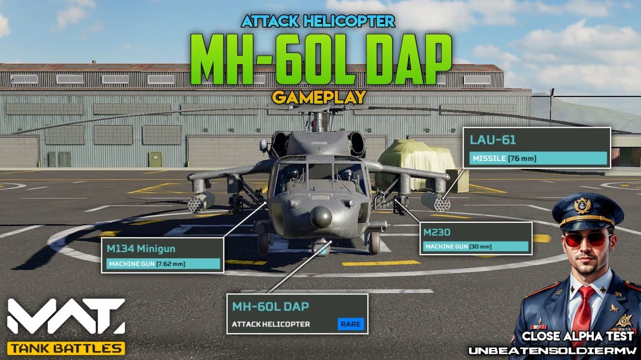 MWT : MH-60L DAP ( American Attack Helicopter Gameplay ) || Close Alpha ...