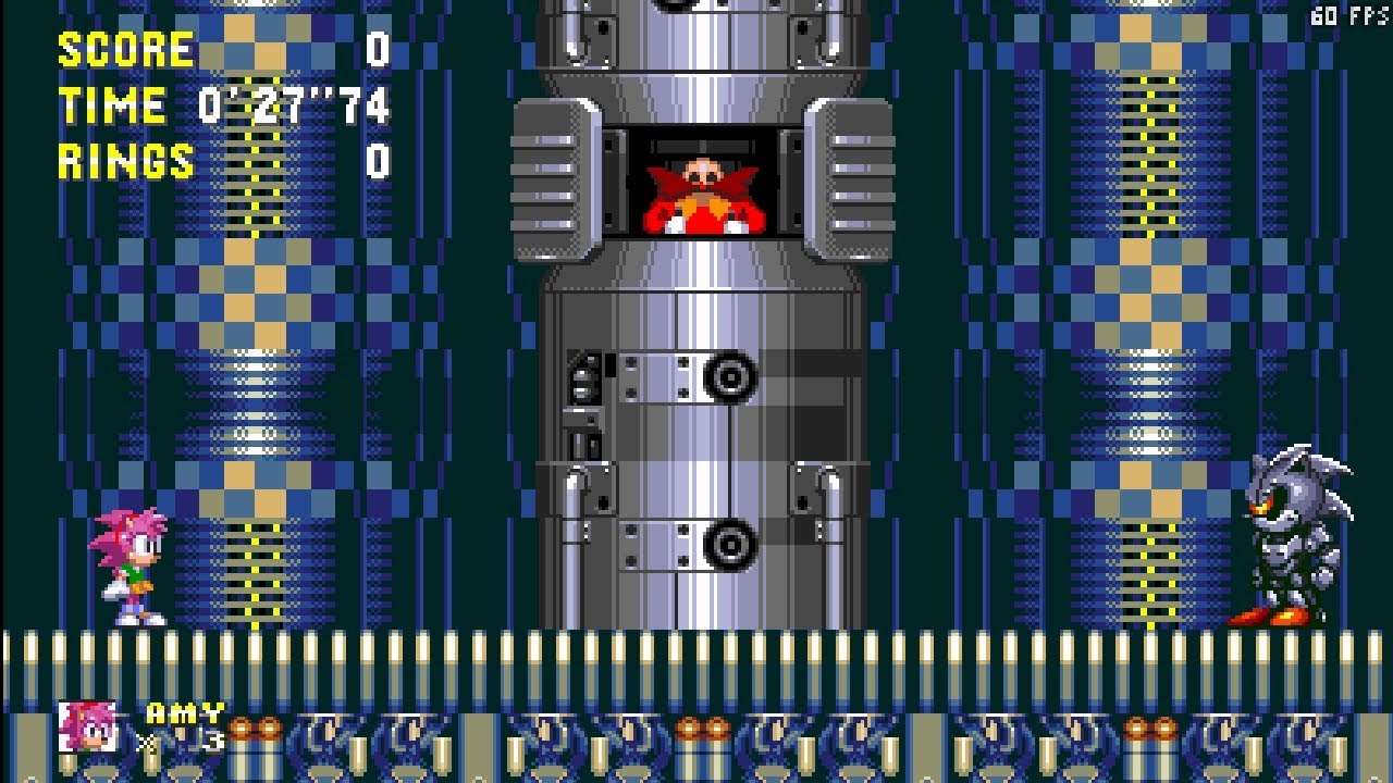 Amy VS mecha sonic mk. I - YouTube