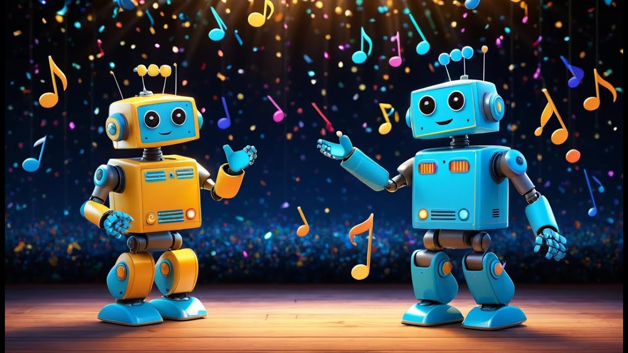 Learn to Count with Dancing Robots on the Number Train | Fun Counting ...