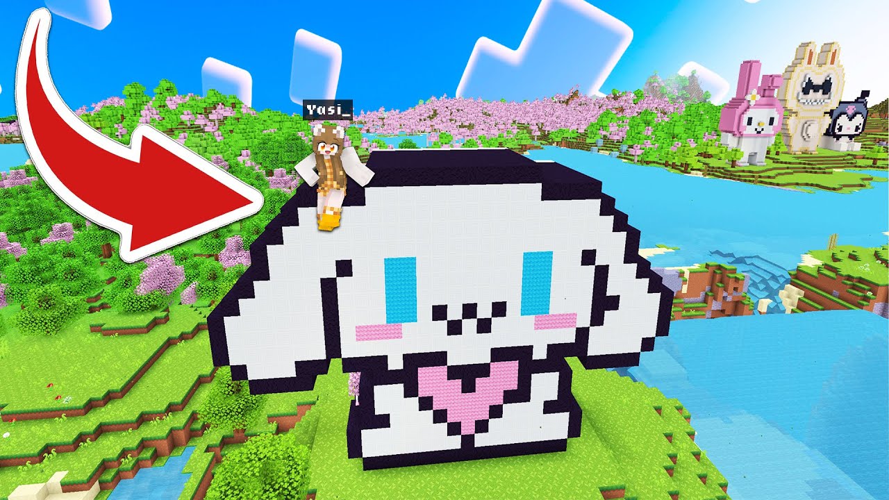 I BUILD CINNAMOROLL HOUSE in Minecraft! - YouTube