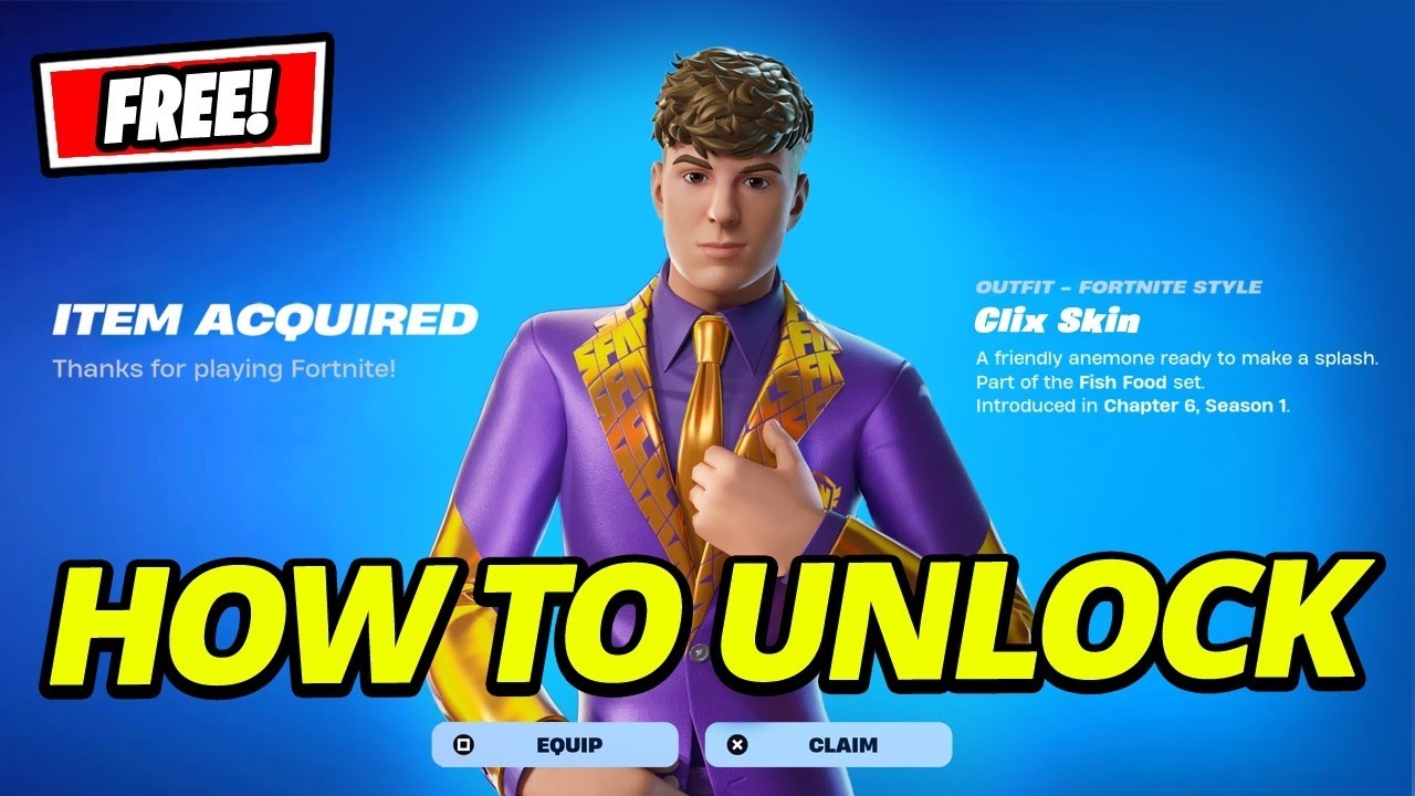 How To Get Champion Clix Skin FREE In Fortnite! (IN MY LOCKER!) - YouTube