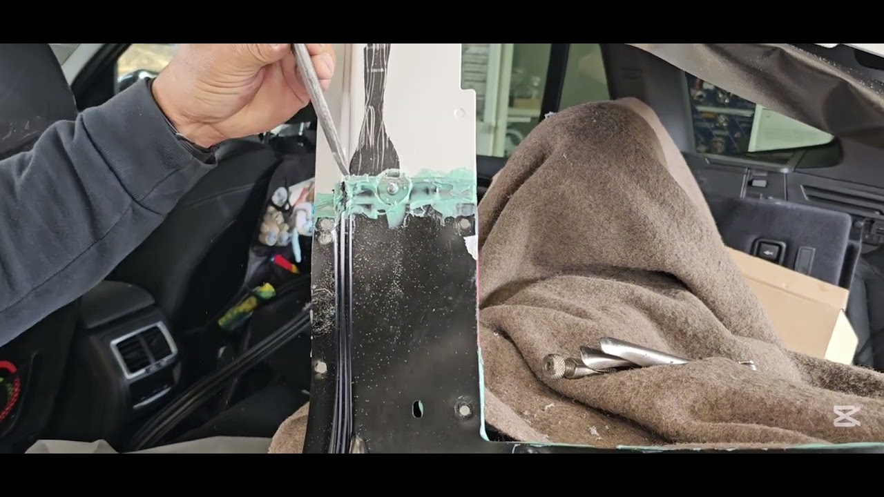 BMW iX3 Replacement rear section without welding - YouTube