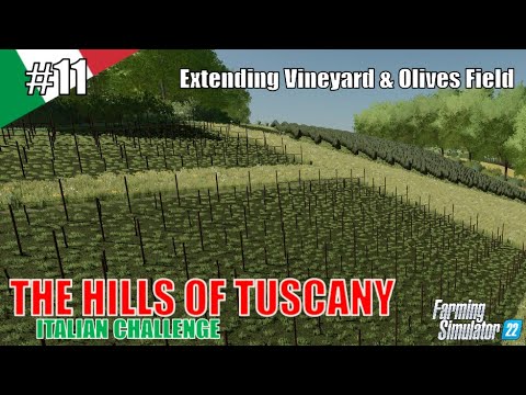 EXTENDING VINEYARD & OLIVES FIELD ! | #11 HILLS OF TUSCANY - ITALIA ...