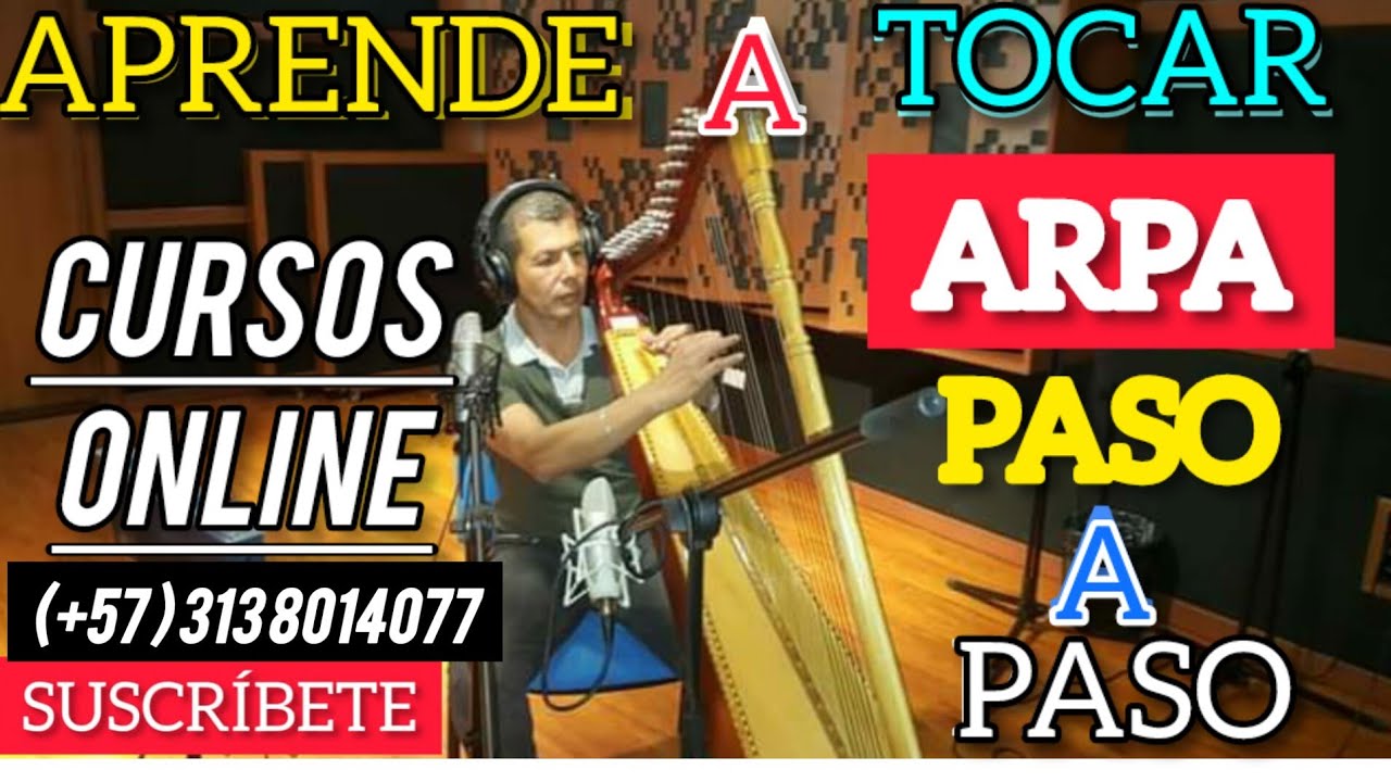 CLASES DE ARPA, tutorial enguayabao y pal pueblo Jorge Guerrero CURSOS ONLINE (+57 ) 313 8014077 ...