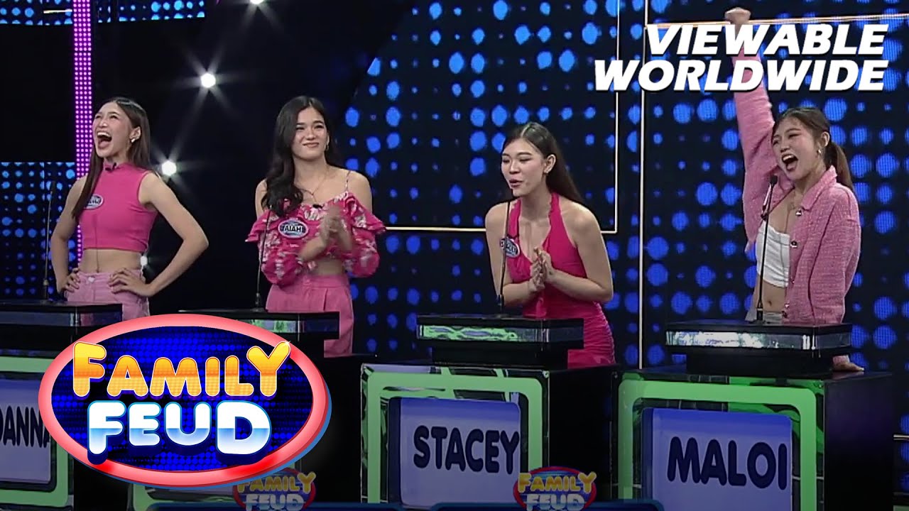 Family Feud: BINI, PINATUNAYAN KUNG BAKIT DASURV NILA MAGING CHERRY ON ...