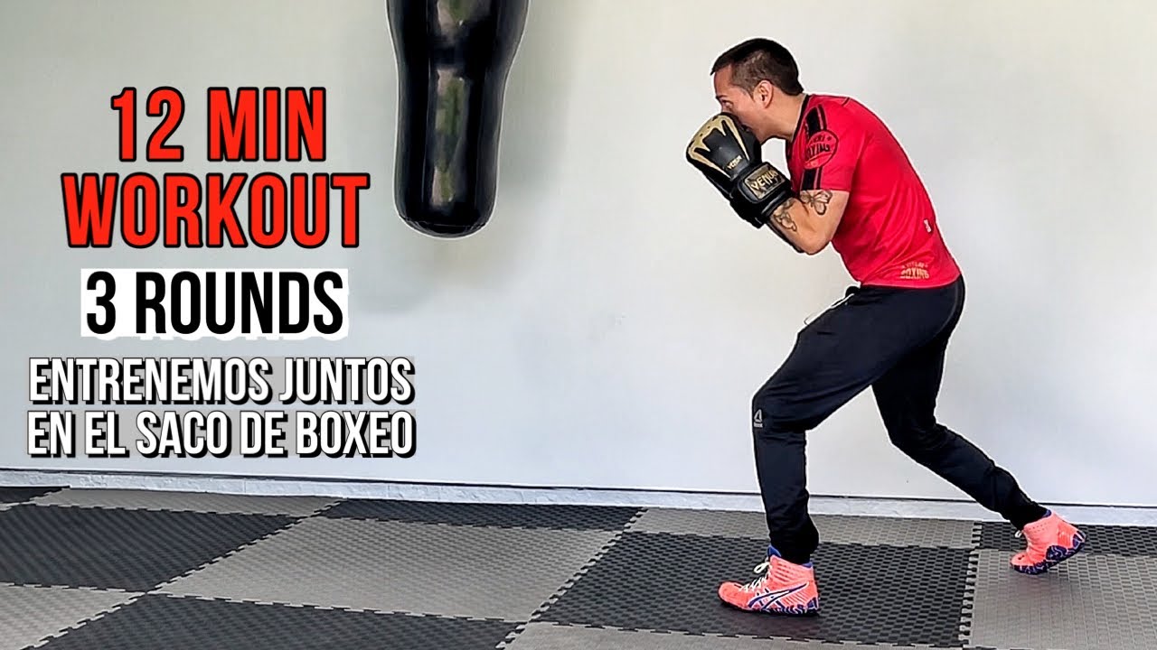 12 Min Workout: Entrenemos Juntos en el SACO de BOXEO - YouTube