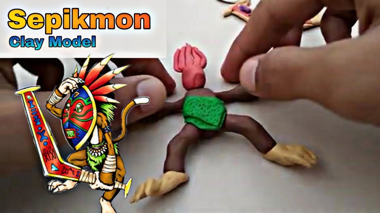 DIGIMON ADVENTURE " Sepikmon's Flight " clay art Tutorial ...