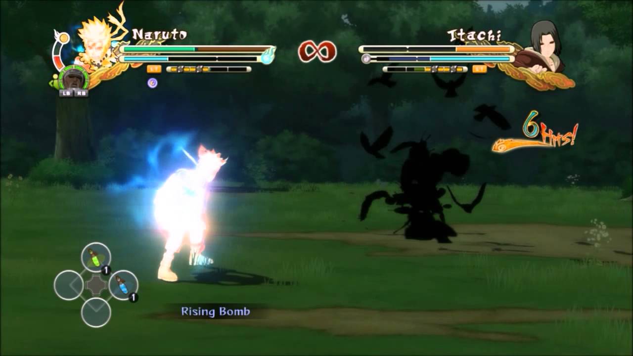 Naruto Kyuubi Chakra Mode Vs. Itachi - YouTube