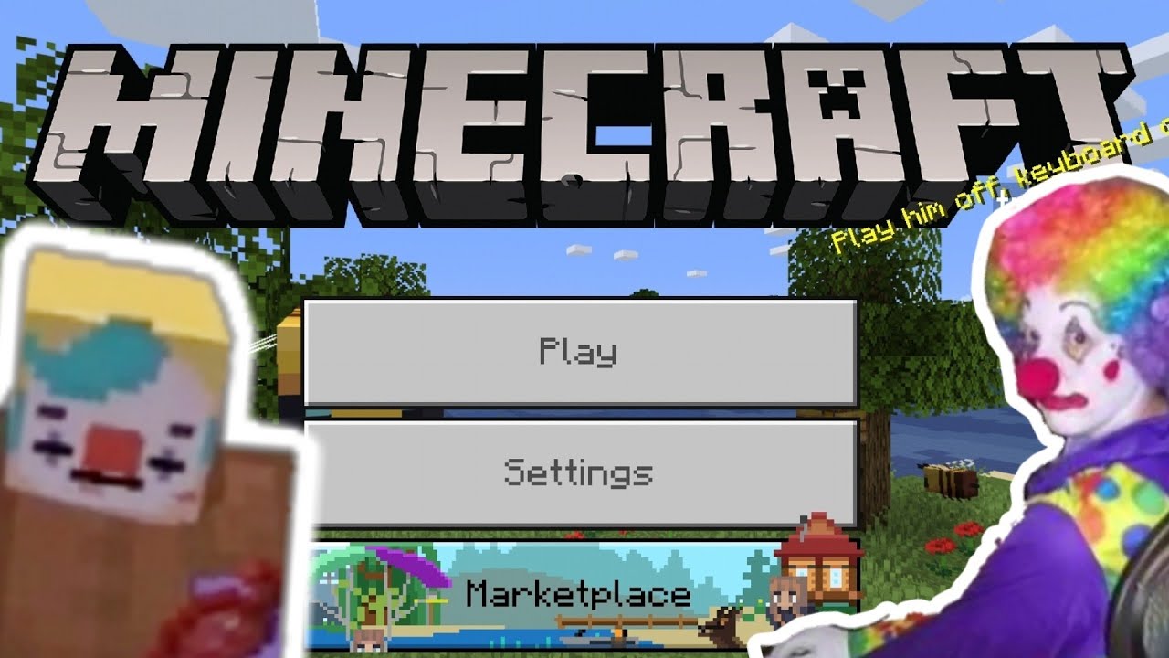 Two clowns play minecraft - YouTube